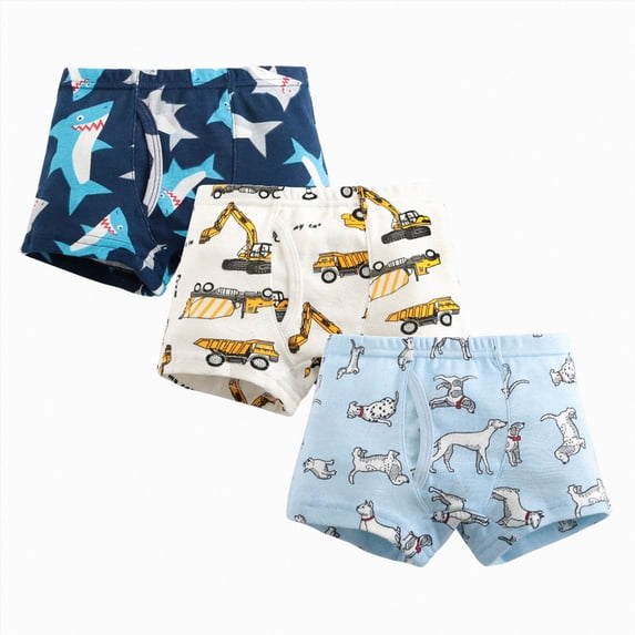 Ccpelsie Boys Briefs Family Feeling Little Boys' Cotton Boxer Brief ...