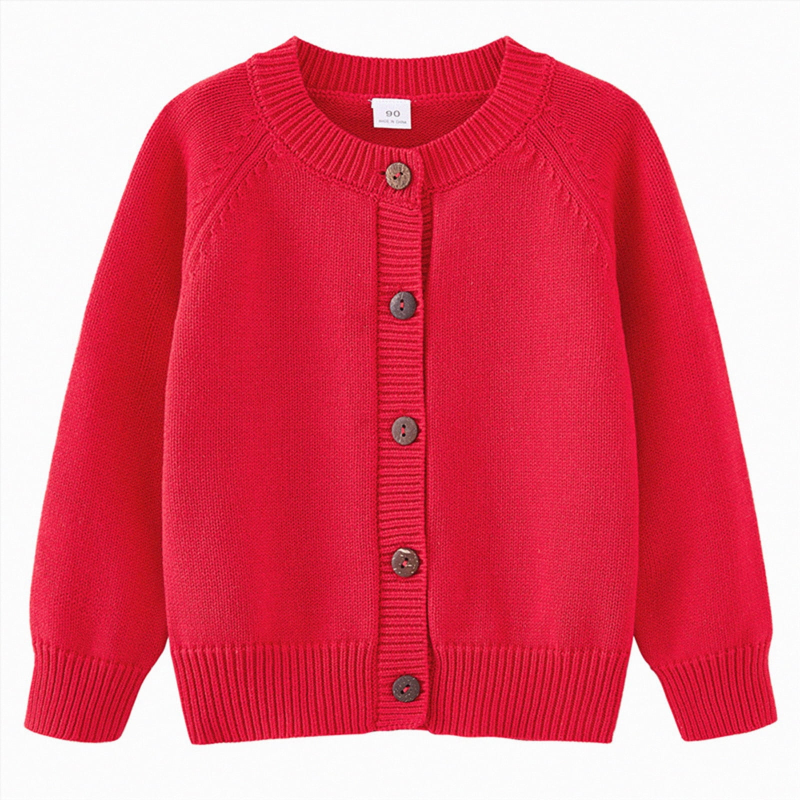 Ccpelsie Boys Cardigan Long Sleeve Button Front Sweater Toddler Kids ...