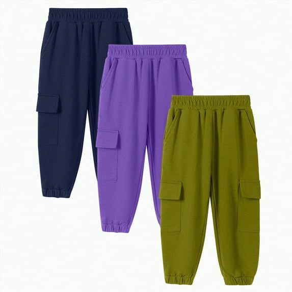 Ccpelsie Boys Casual Sports Trousers Warm Thick Pants for Children ...