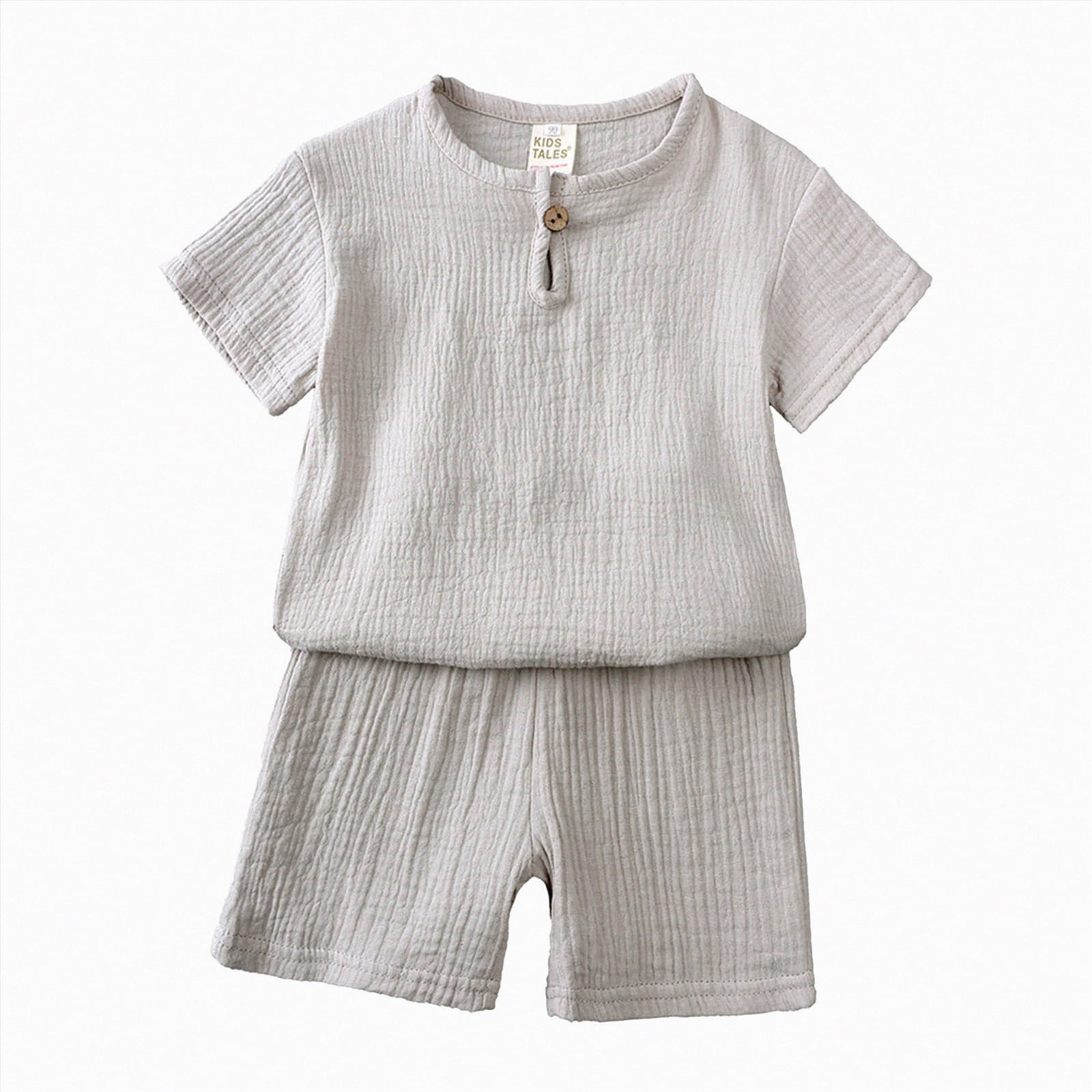 Ccpelsie Boys Clothing Sets Crew Neck T-Shirt and Short Outfits for ...