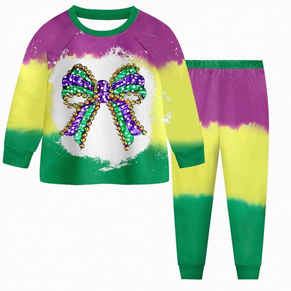 Ccpelsie Boys Girls Patterned Pajama Carnival Set Plush Fabric Long ...