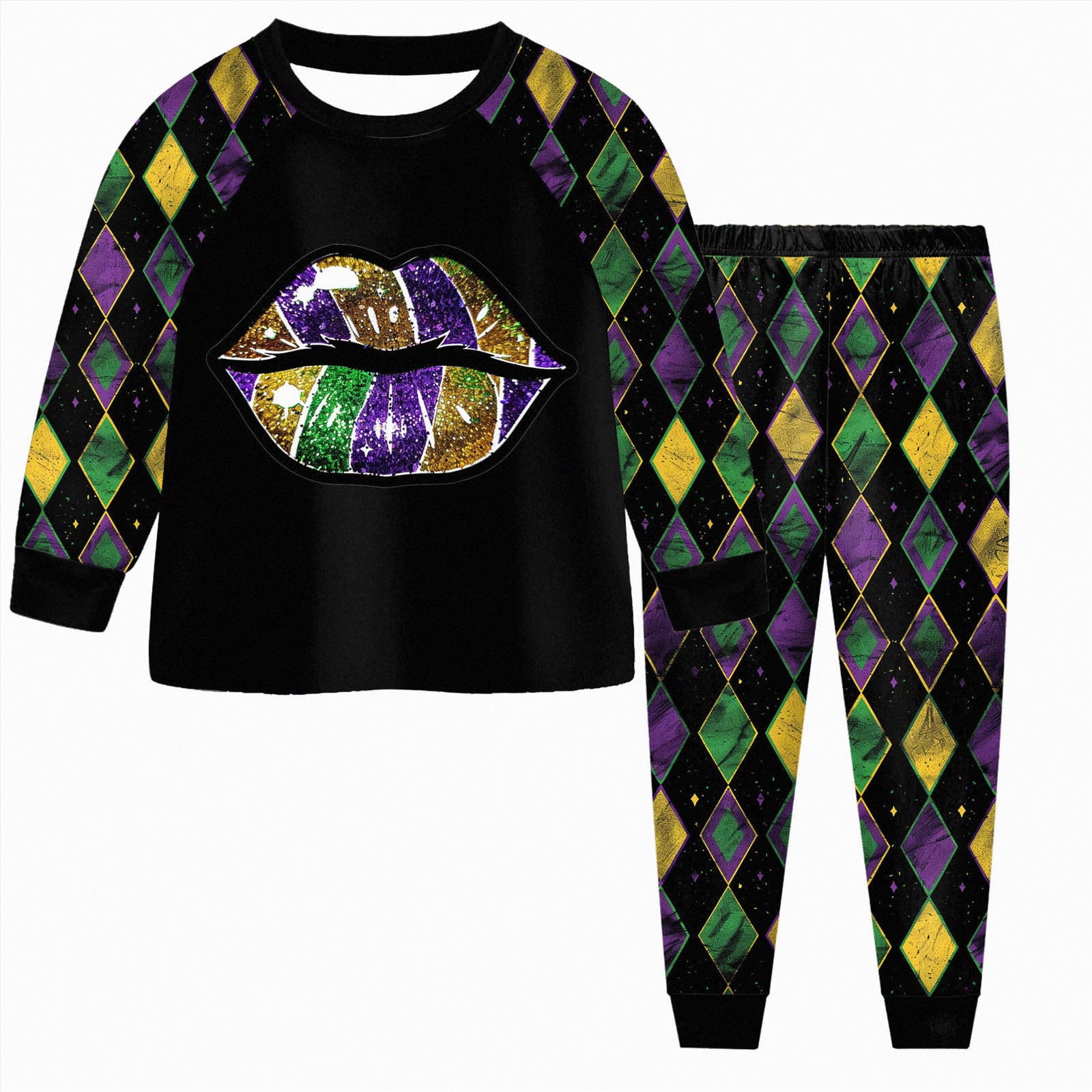 Ccpelsie Boys Girls Seasonal Outfit Carnival Set Versatile 2PCs Long ...