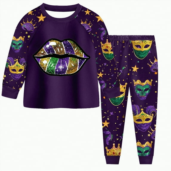 Ccpelsie Boys Girls Seasonal Outfit Carnival Set Versatile 2PCs Long ...