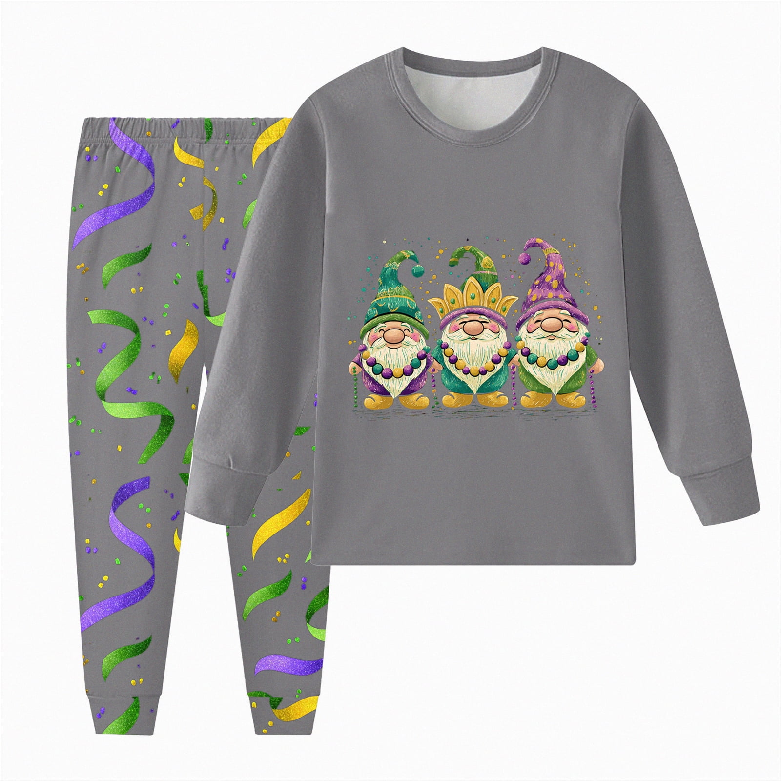 Ccpelsie Boys Girls pajamas Set Long Sleeve 2PCs Carnival Set Spring ...