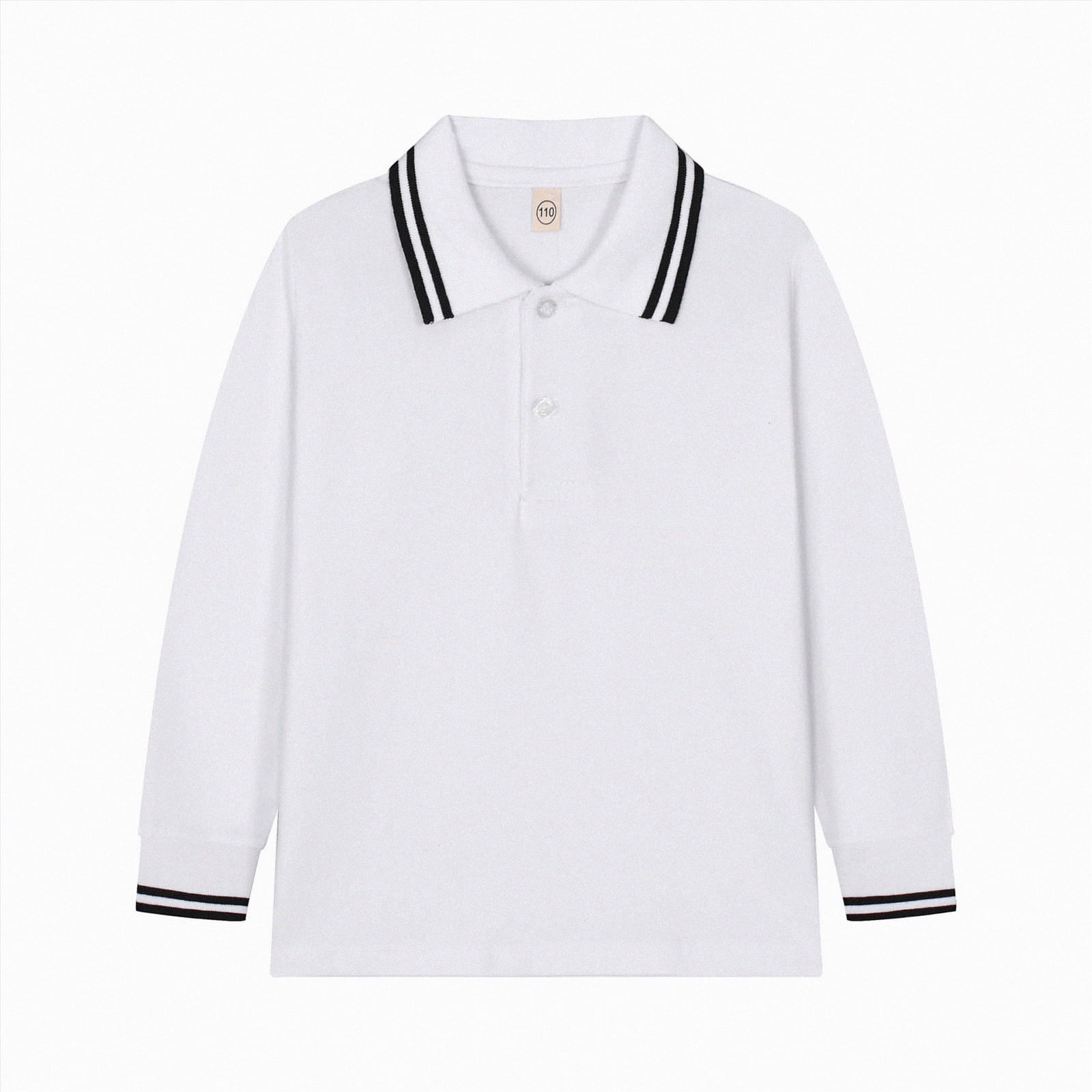 Ccpelsie Boys Long Sleeve Polo Shirt for Spring Summer Home Use Soft ...