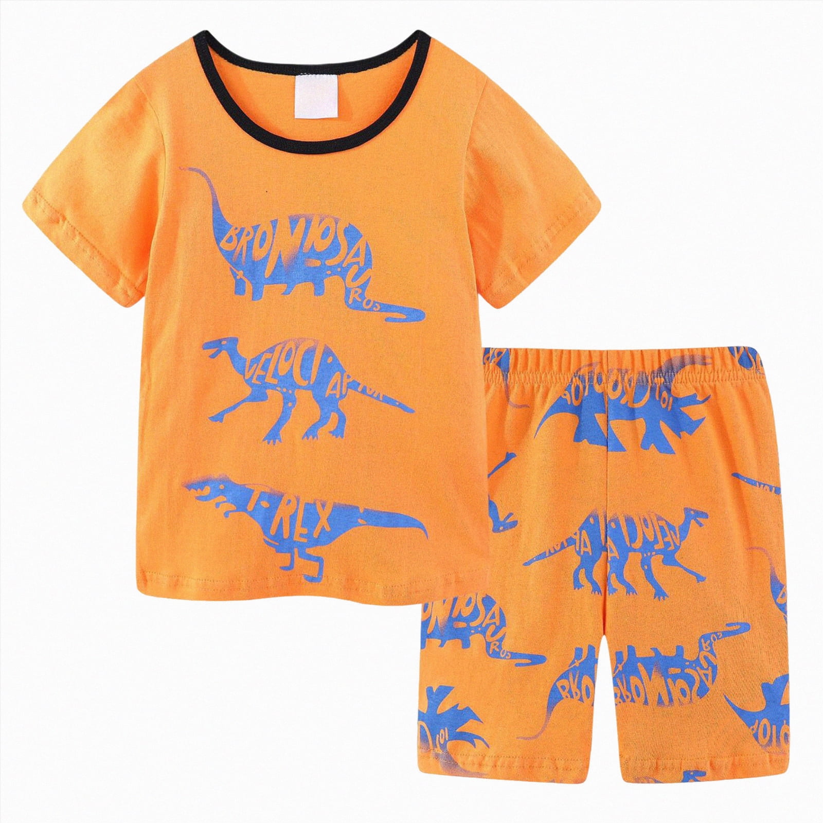 Ccpelsie Boys Outfit Set Short Sleeve T-Shirt and Shorts 2 Piece Set ...