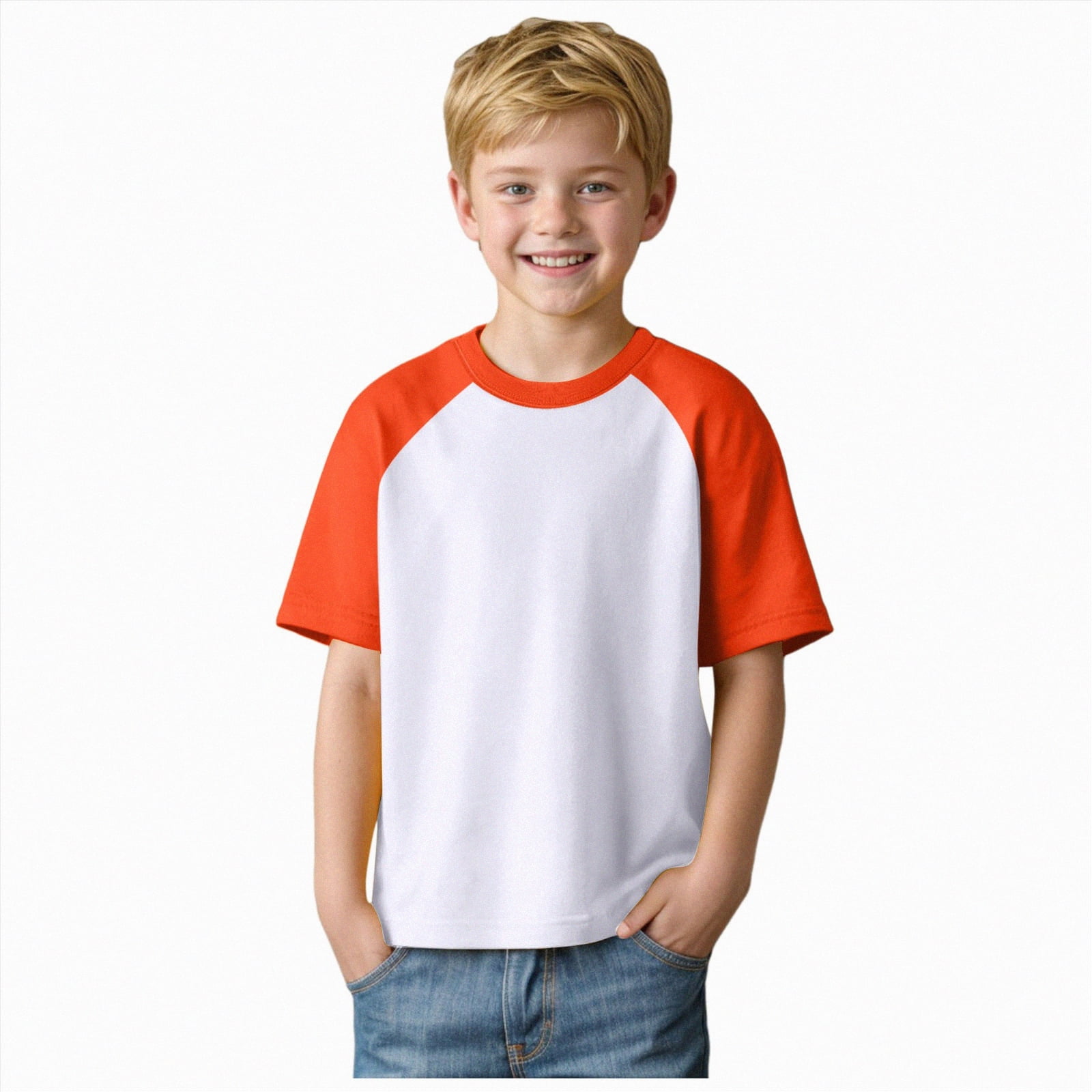 Ccpelsie Boys T Shirts Short Sleeve Tees Cotton Crewneck Soft Basic ...