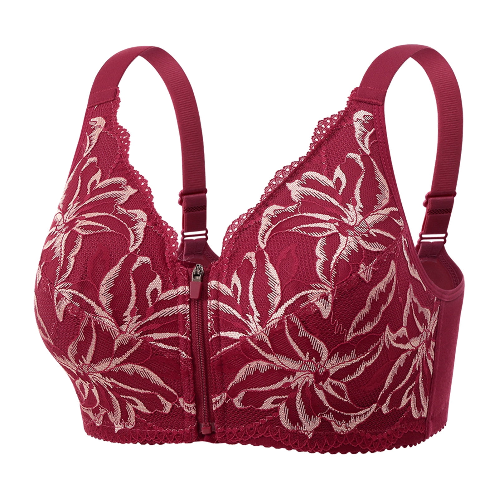 Ccpelsie Bra for Women Seniors Front Snap Closure Bras Front Snaps Bras ...