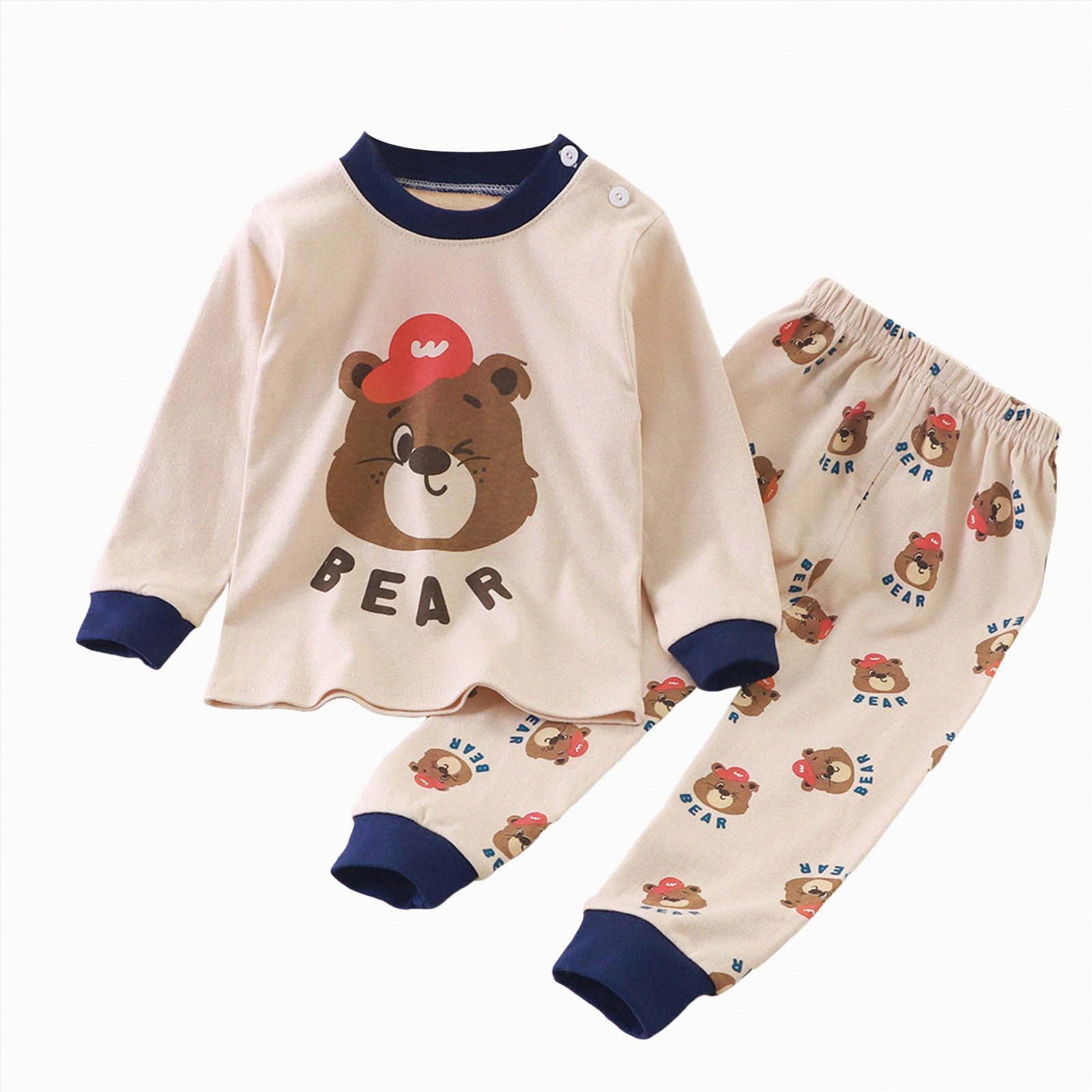 Ccpelsie Children Baby Boys Light Weight Pajama Set Kids Toddler Fit ...