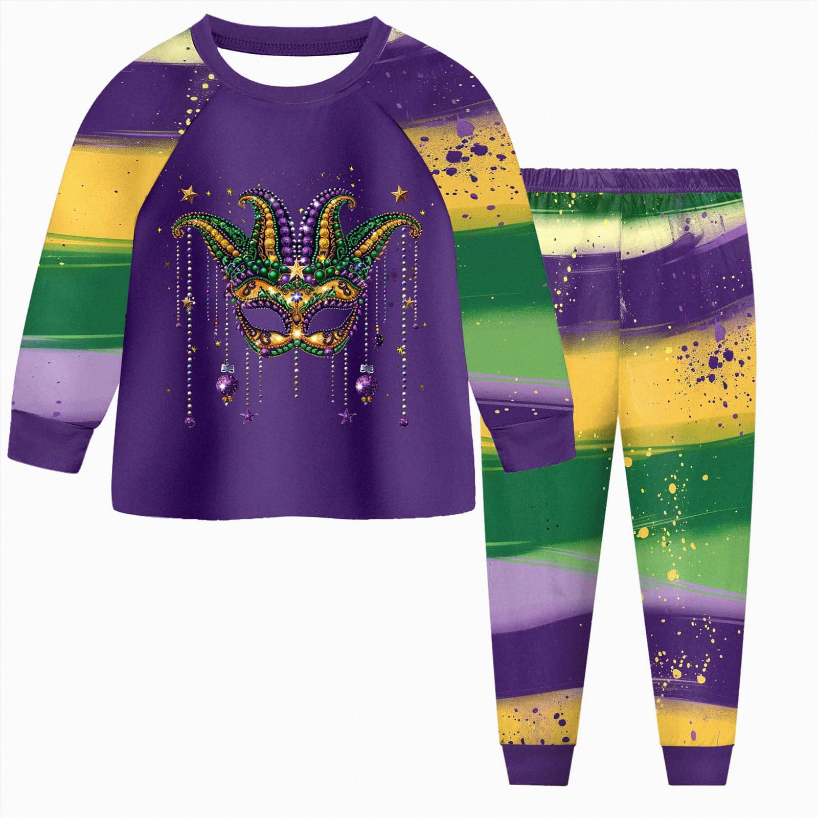 Ccpelsie Children's All-Day Play Carnival Set 2 Piece Soft Cotton ...