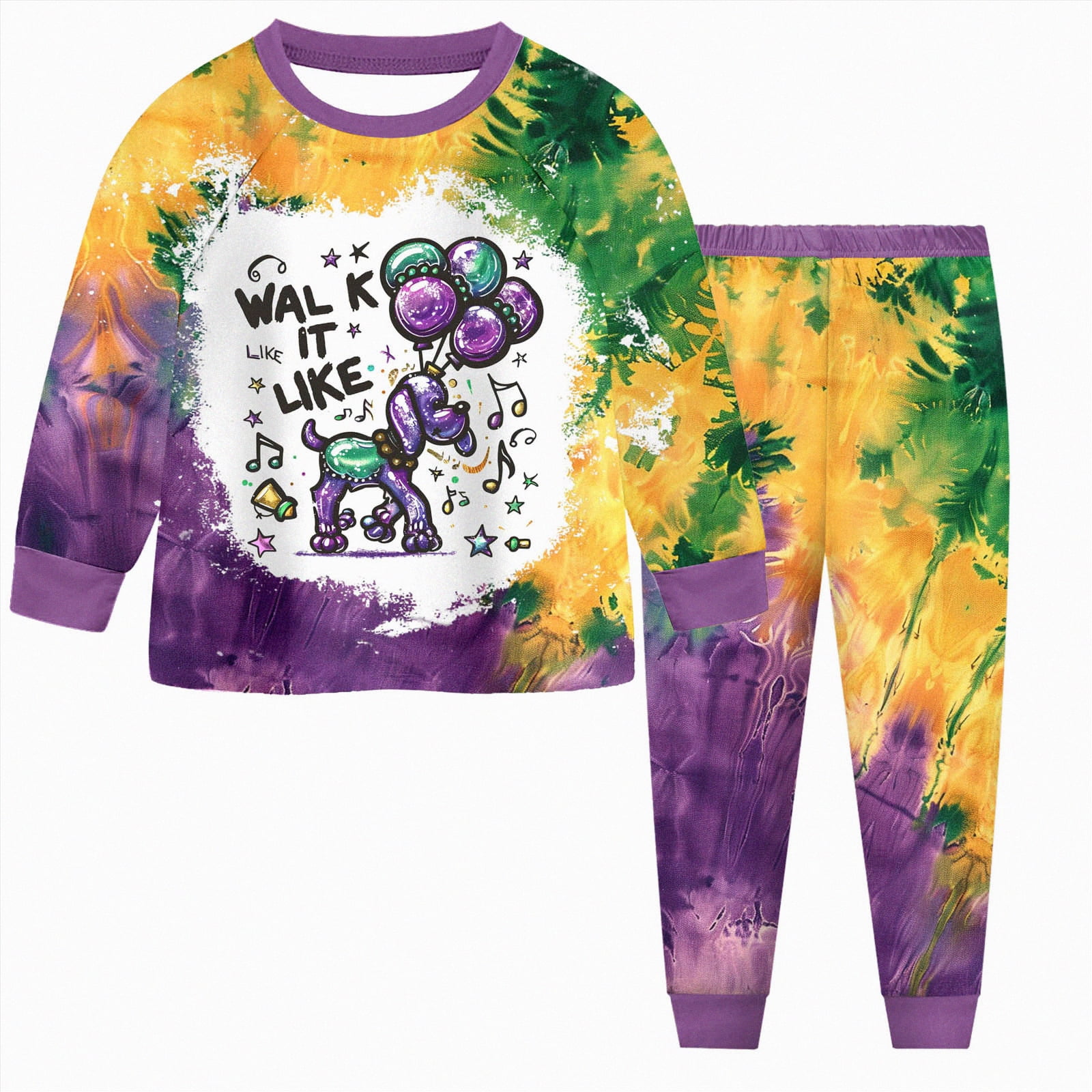 Ccpelsie Children's Classic Carnival suit 2 Piece Long Sleeve & Long ...