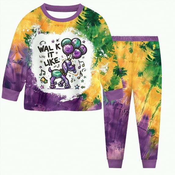 Ccpelsie Children's Classic Carnival suit 2 Piece Long Sleeve & Long ...