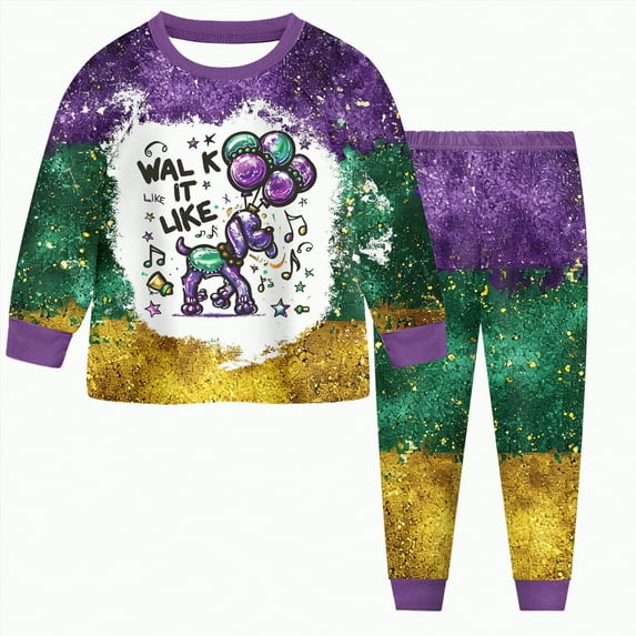 Ccpelsie Children's Classic Carnival suit 2 Piece Long Sleeve & Long ...