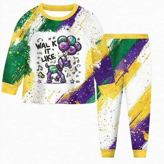 Ccpelsie Children's Classic Carnival suit 2 Piece Long Sleeve & Long ...