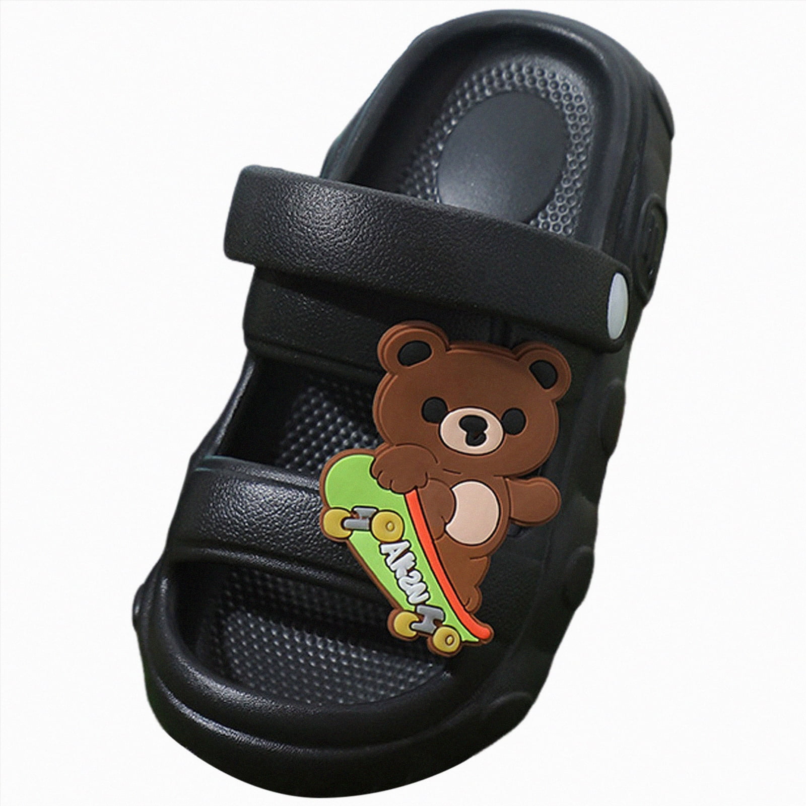 Ccpelsie Children's Shoes Beach Pool Slides Soft Sole Slippers Non-Slip ...