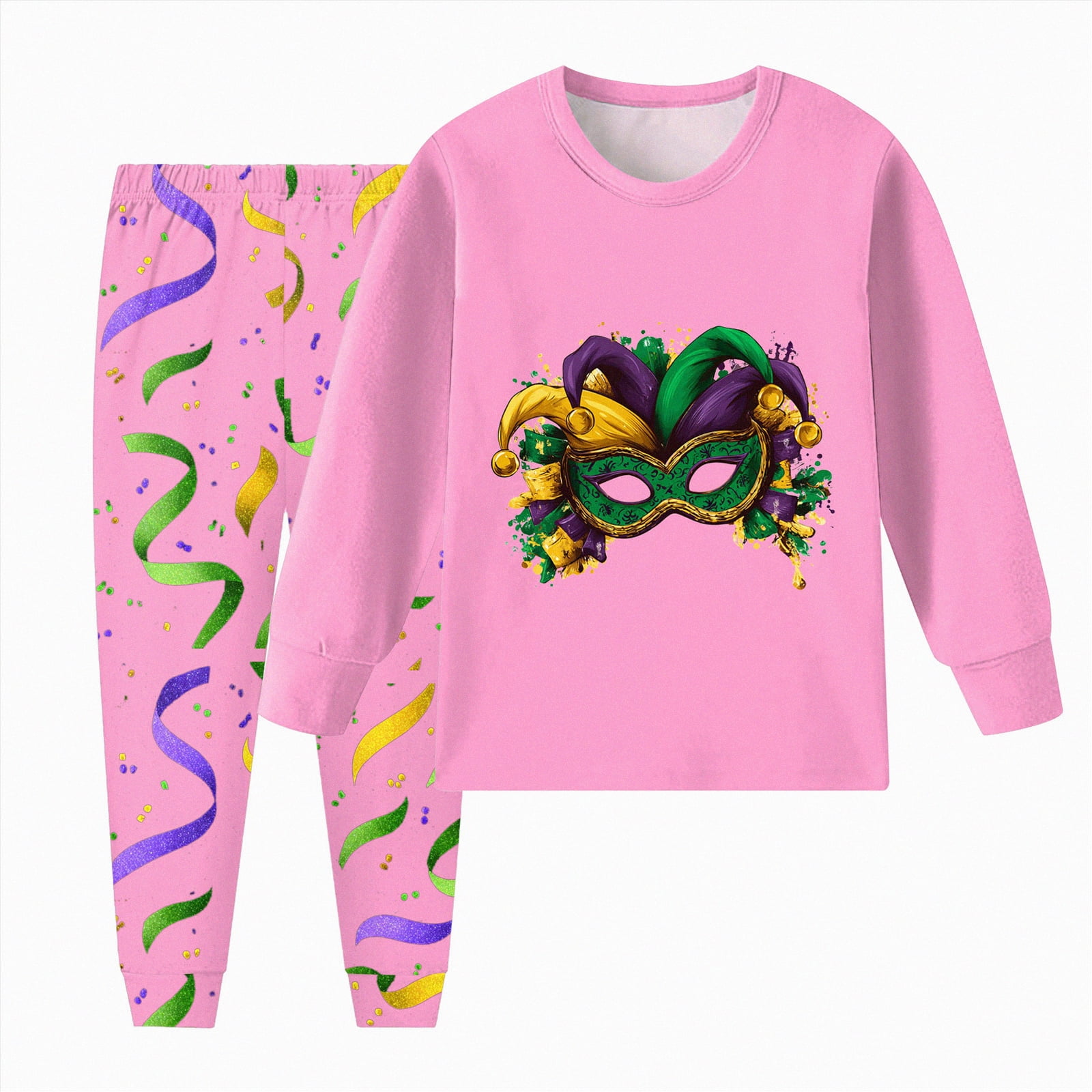 Ccpelsie Children's pajamas Set 2 Piece Cotton Carnival Set All Season ...