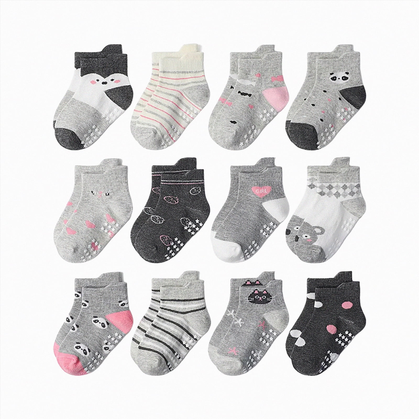 Ccpelsie Childrens Cotton Socks with Funny Prints Super Soft Breathable ...