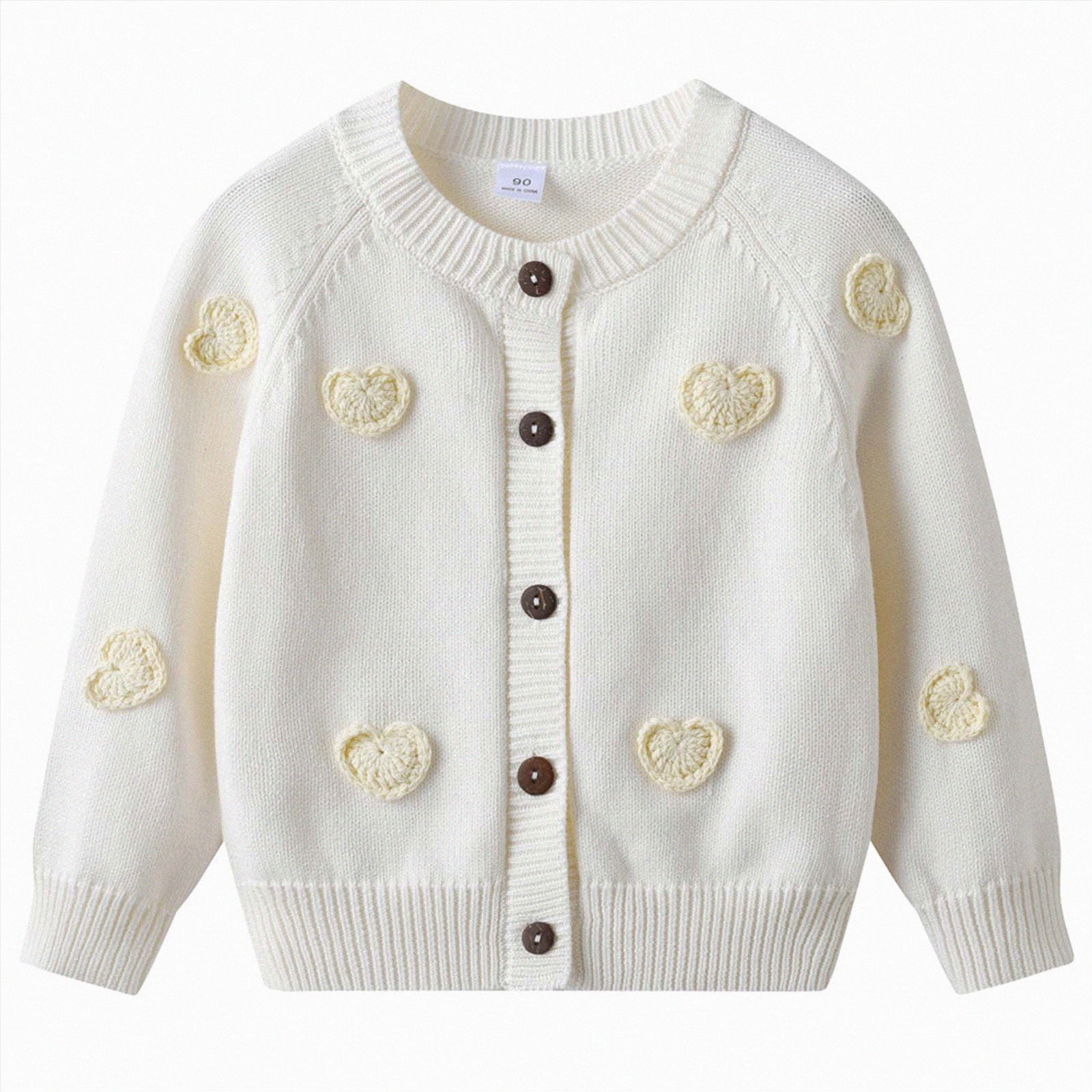 Ccpelsie Girl Cute Pattern Knit Sweater Cardigan Fall Winter Warm ...