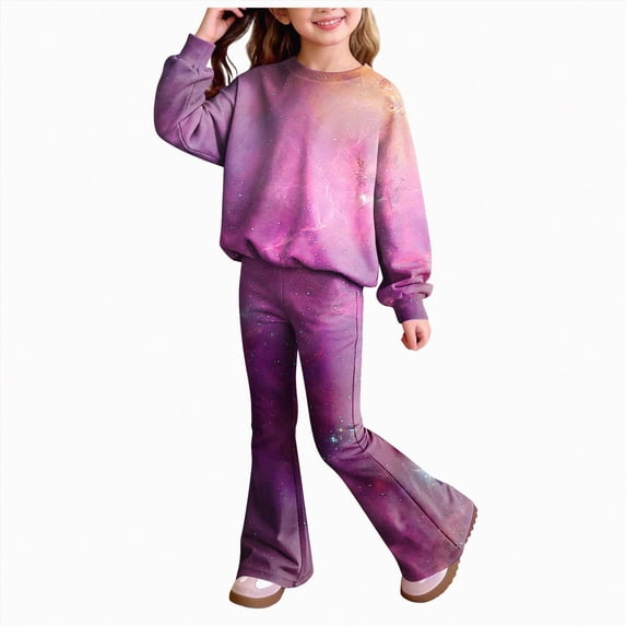 Ccpelsie Girl Fall Winter Clothes Floral Knit Crewneck Sweatshirts Top ...