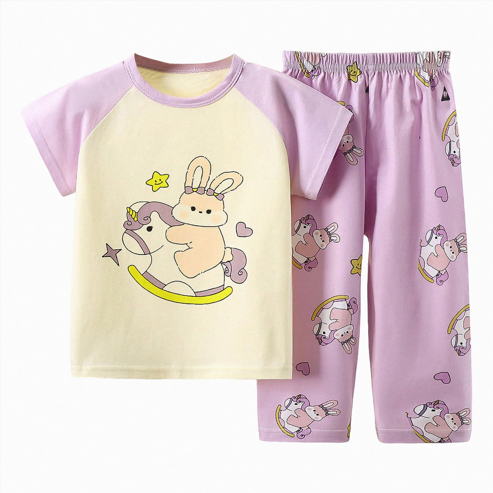 Ccpelsie Girl Outfit Kids Funny Letters Bow Embroidery Short Sleeve ...