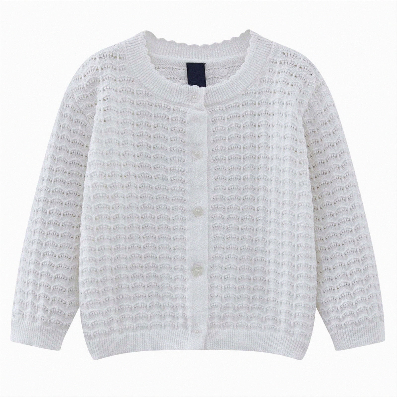 Ccpelsie Girl's Fall Winter Sweaters Floral Long Sleeve Out Knitted ...