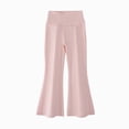 Ccpelsie Girl's Flare Leggings High Waisted Yoga Pants Kids Dance Bell ...