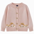 Ccpelsie Girl's Long Sleeve Drop Shoulder V Neck Button Front Ribbed ...