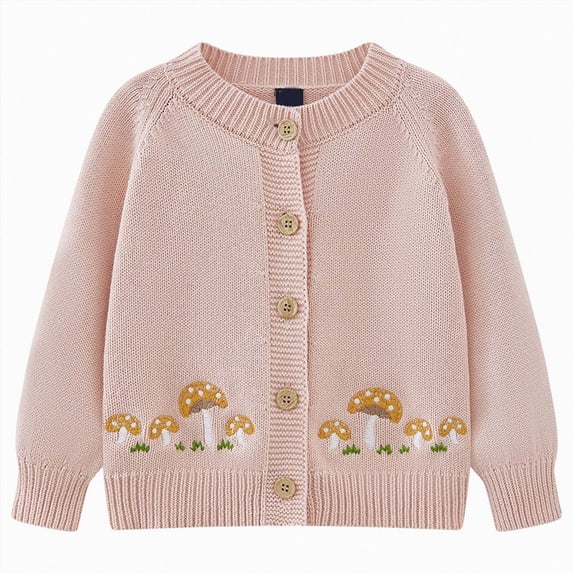Ccpelsie Girl's Long Sleeve Drop Shoulder V Neck Button Front Ribbed ...
