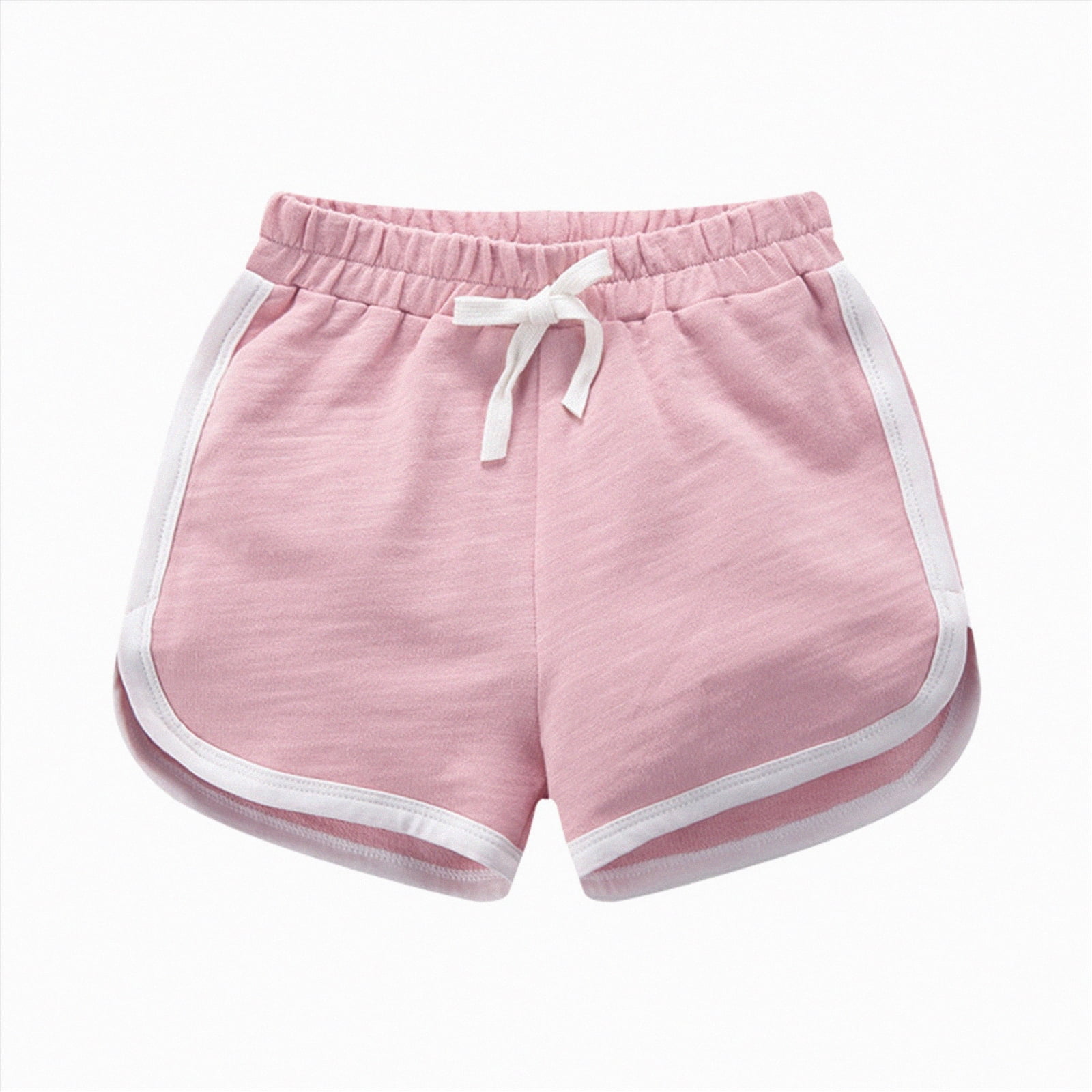 Ccpelsie Girl's Shorts Toddler Kids Summer Elastic Waist Cute Casual ...