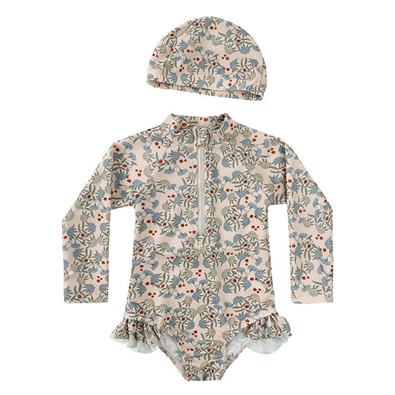 Ccpelsie Girl's Swimwear One Piece Swimsuit Twist Front Ruched ...