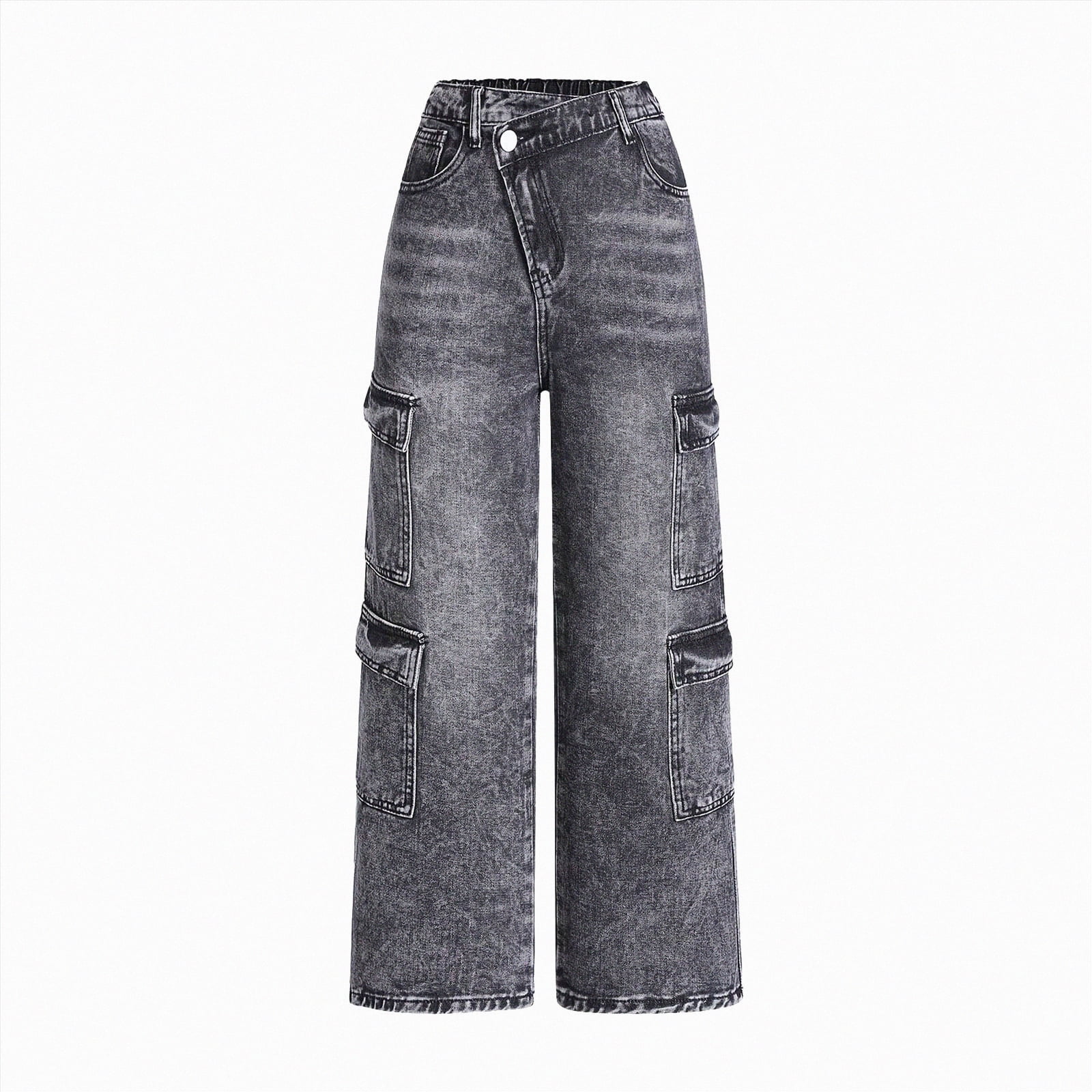 Ccpelsie Girls Baggy Straight Leg Jeans Relaxed Fit Soft Denim Pants ...