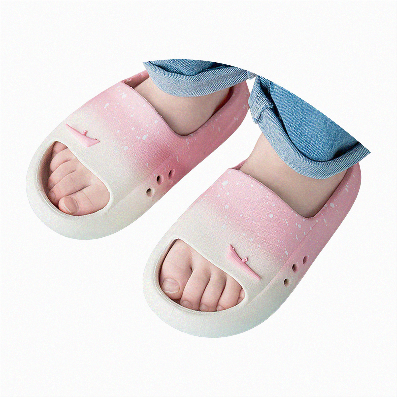 Ccpelsie Girls & Boys Slide Sandals Toddler Kids Summer Slip on Non ...