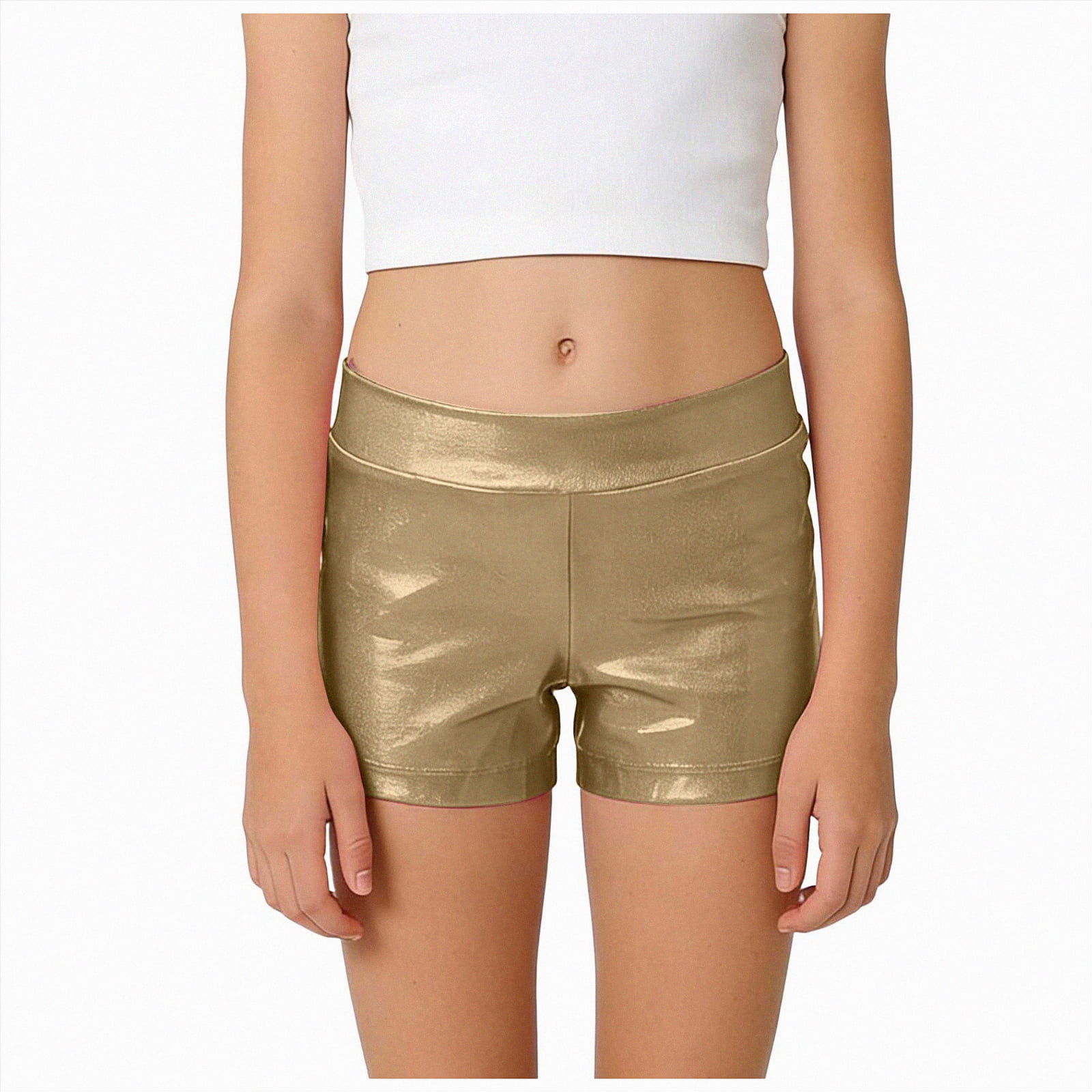 Ccpelsie Girls Bubble Shorts Summer Casual Athletic Shorts Pleated Wide ...