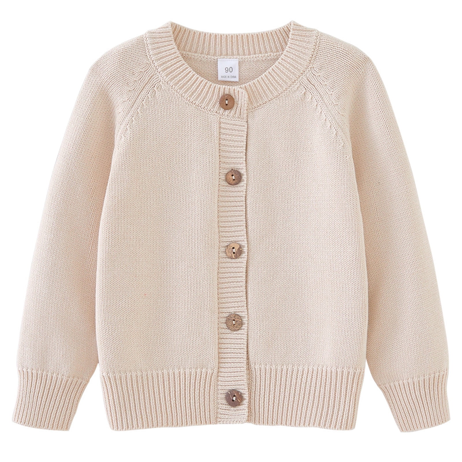 Ccpelsie Girls' Cardigans Sweater School Uniforms Cotton Long Sleeve ...