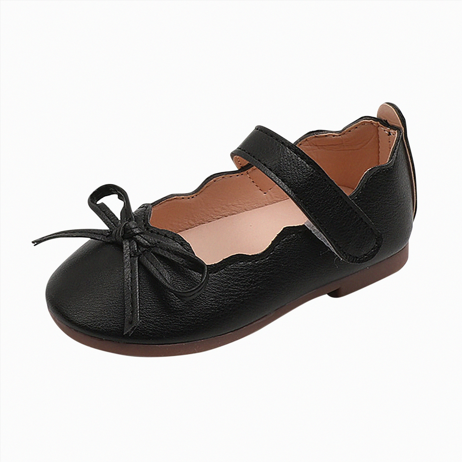 Ccpelsie Girls Dress Shoes Flats Little Kid Princess Wedding Party ...