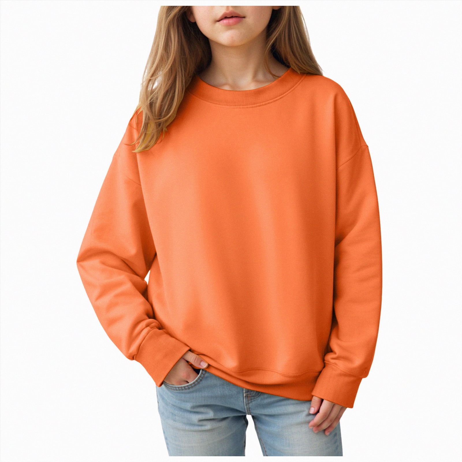 Ccpelsie Girls Fashion Sweatshirt Fleece Pullover Long Sleeve Fall ...
