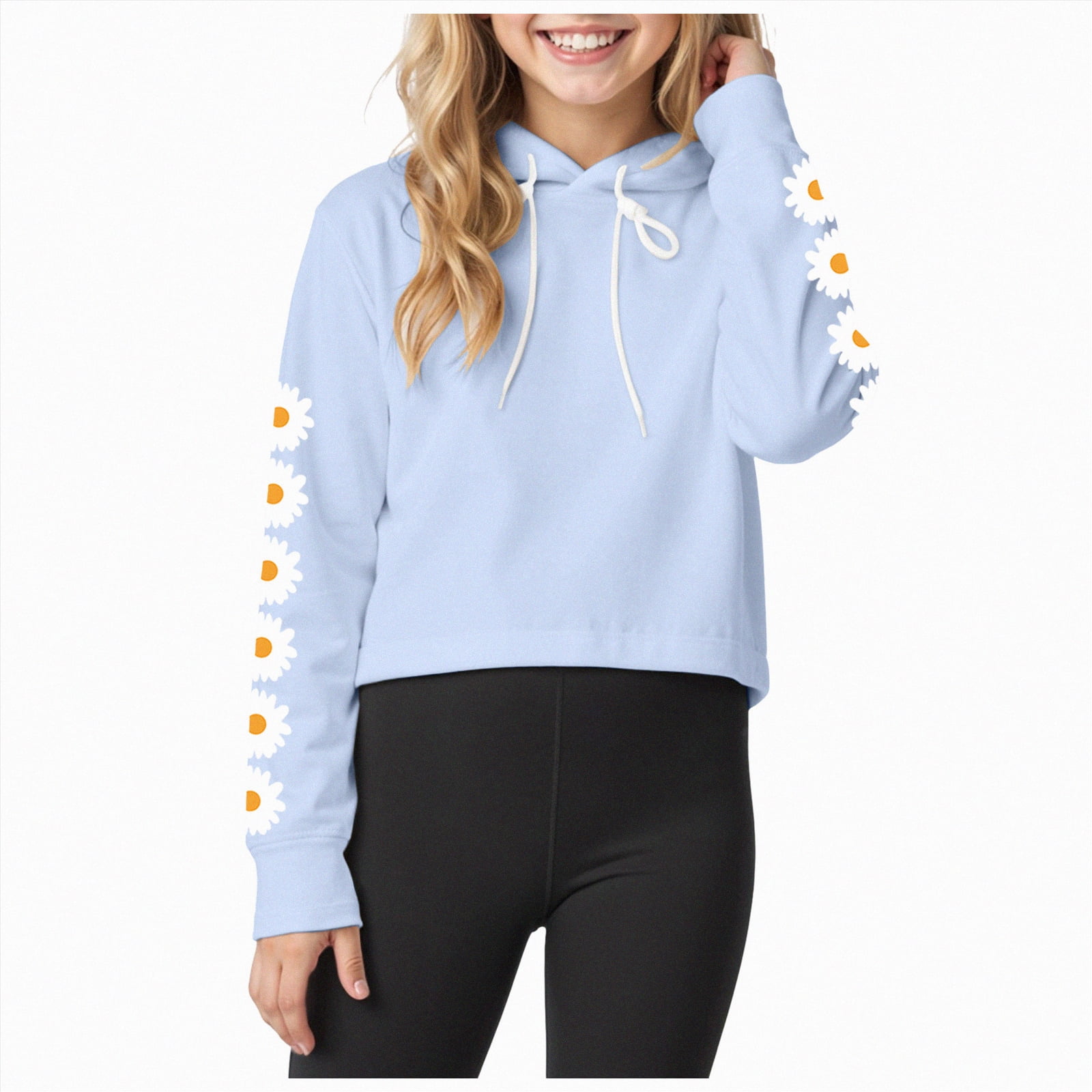 Ccpelsie Girls Graphic Hoodies Long Sleeve Cartoon Print Pullover ...