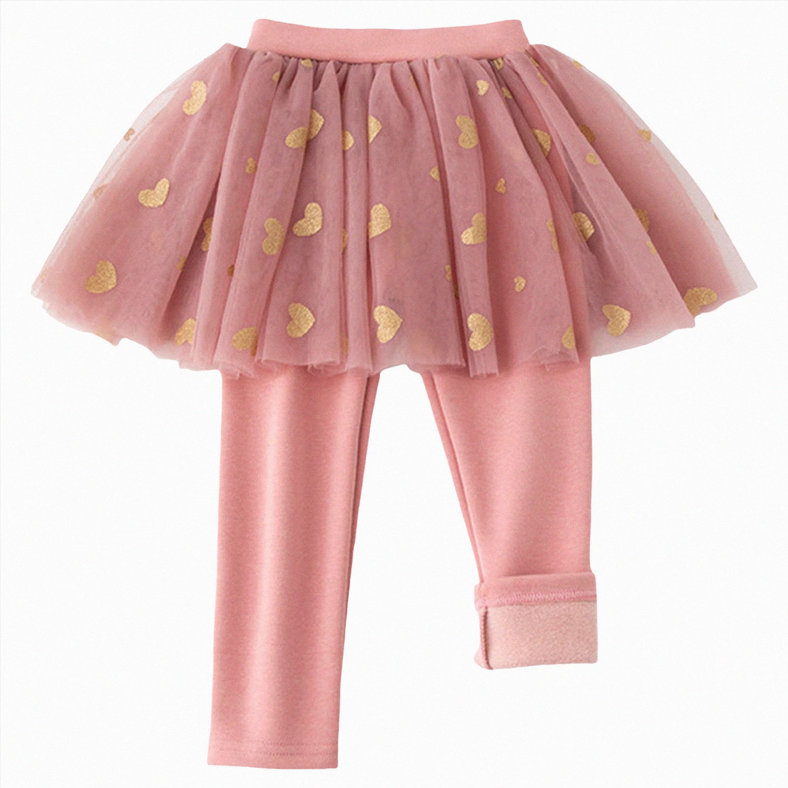 Ccpelsie Girls Leggings Athletic High Waisted Kids Workout Active Dance ...