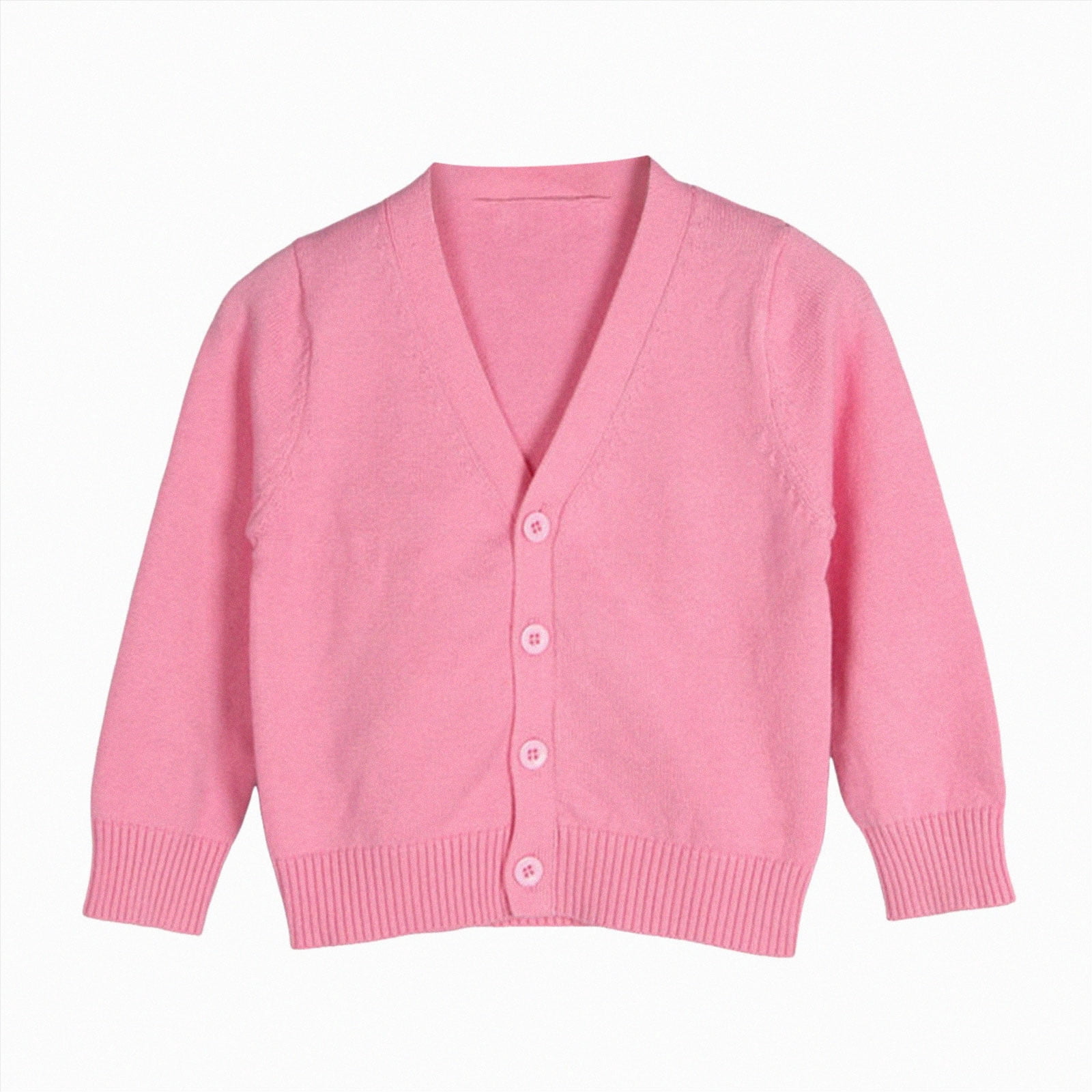 Ccpelsie Girls Long Sleeve Casual Cardigan Kids Open Front Soft Knit ...