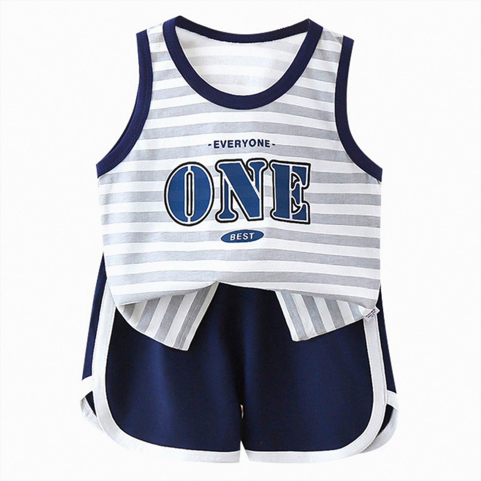 Ccpelsie Girls Short Sleeve T-Shirt and Chambray Shorts 2 Piece Outfit ...