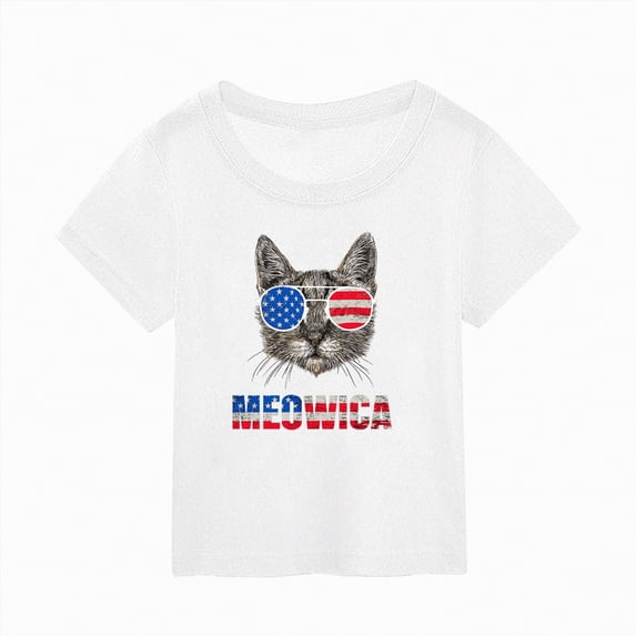 Ccpelsie Girls Short Sleeve T Shirts Kids Summer Crewneck Color Block ...