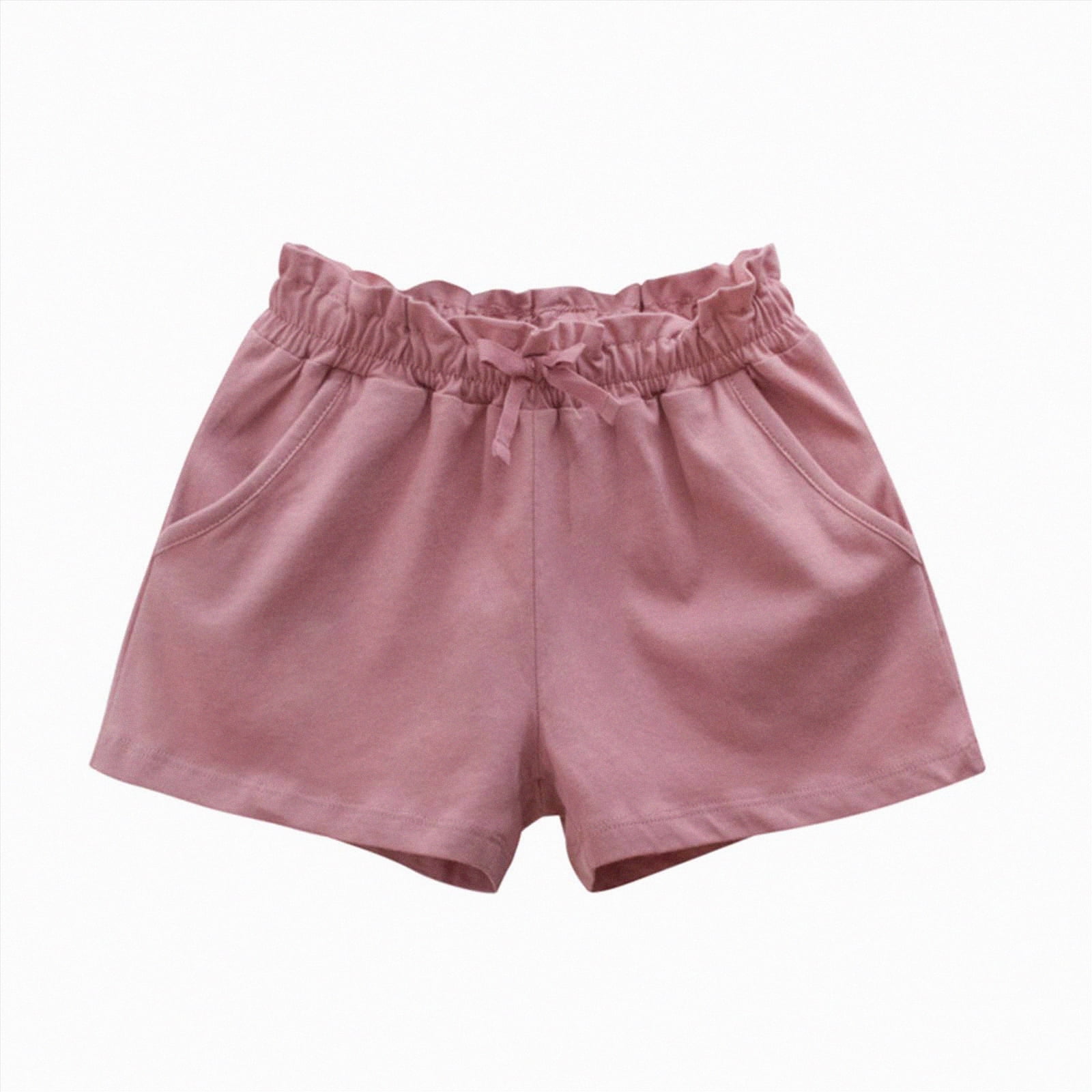 Ccpelsie Girls Shorts Pockets High Waisted Running Shorts Gym Sports ...