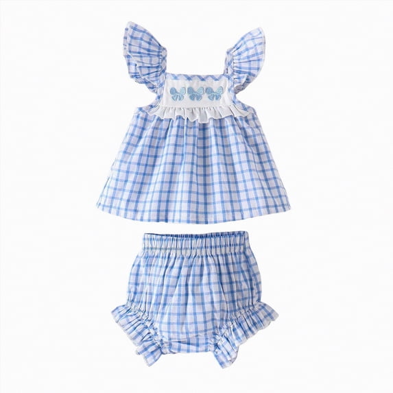 Ccpelsie Girls Summer Clothes Set Toddler Breathable Sleeveless Top ...