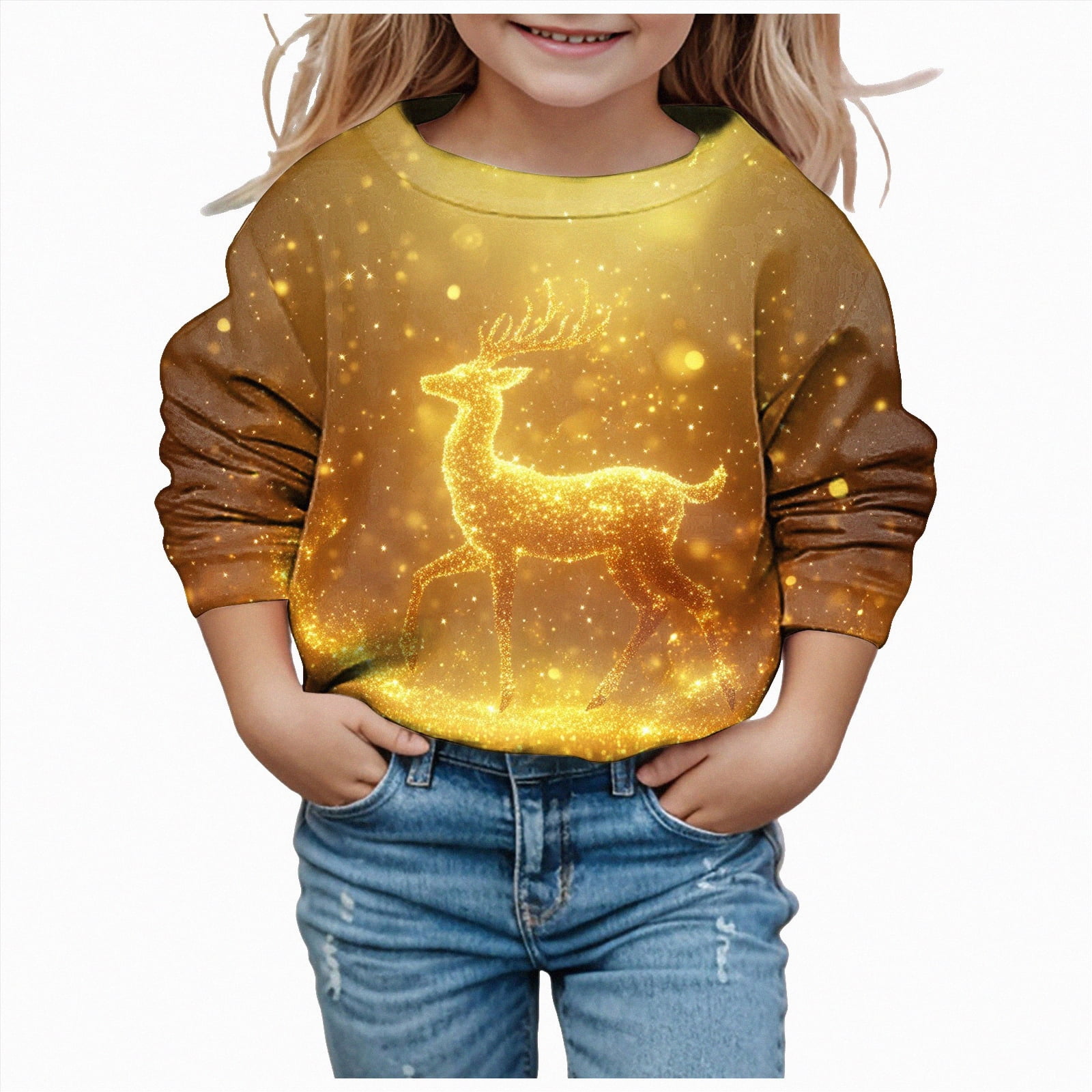 Ccpelsie Girls Sweatshirts Fashion Graphic Pullover Long Sleeve ...