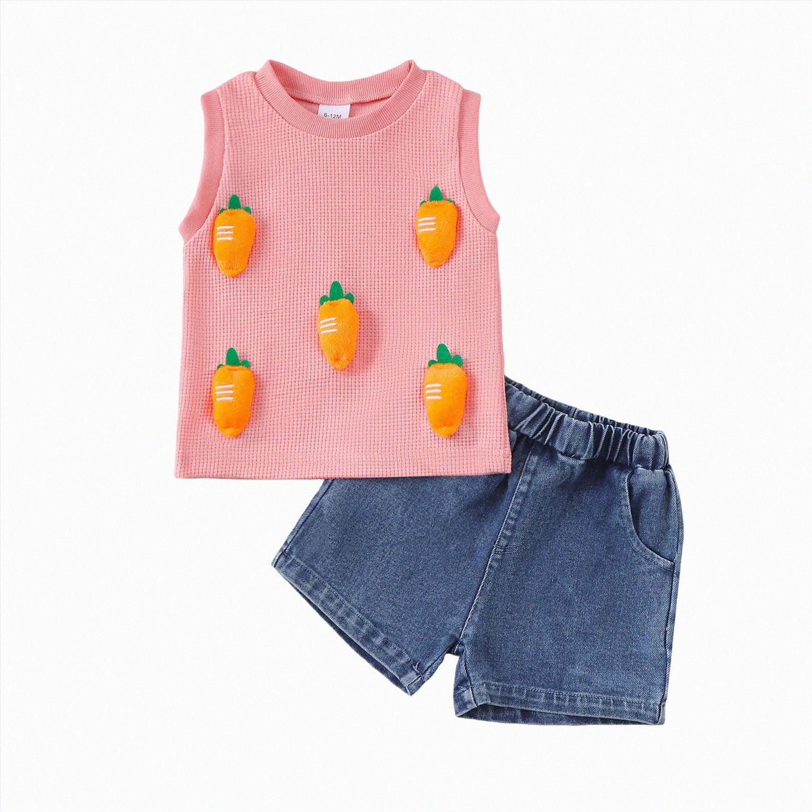 Ccpelsie Girls Tank Top Summer Shorts Stripe PJS Set Big Kids Clothes ...