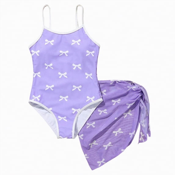 Ccpelsie Girls Tankini Swimsuit Two Piece Bathing Suit Colorful Toddler ...