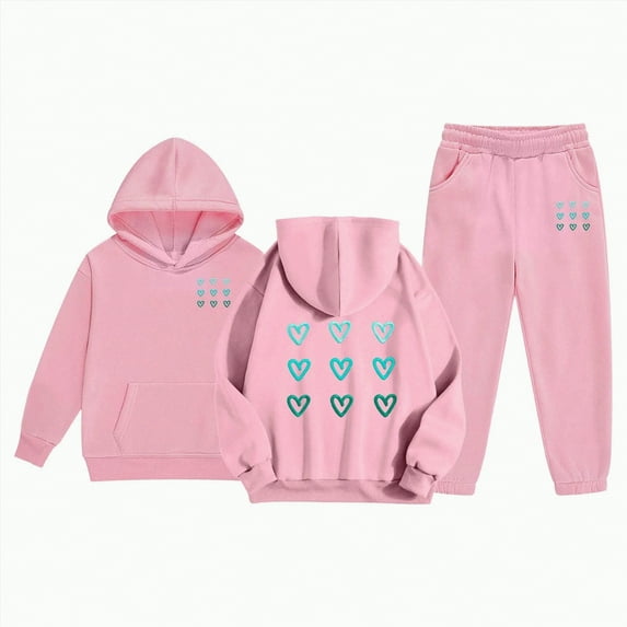 Ccpelsie Girls' Travel & Adventure Tracksuit Lightweight Comfy Long ...