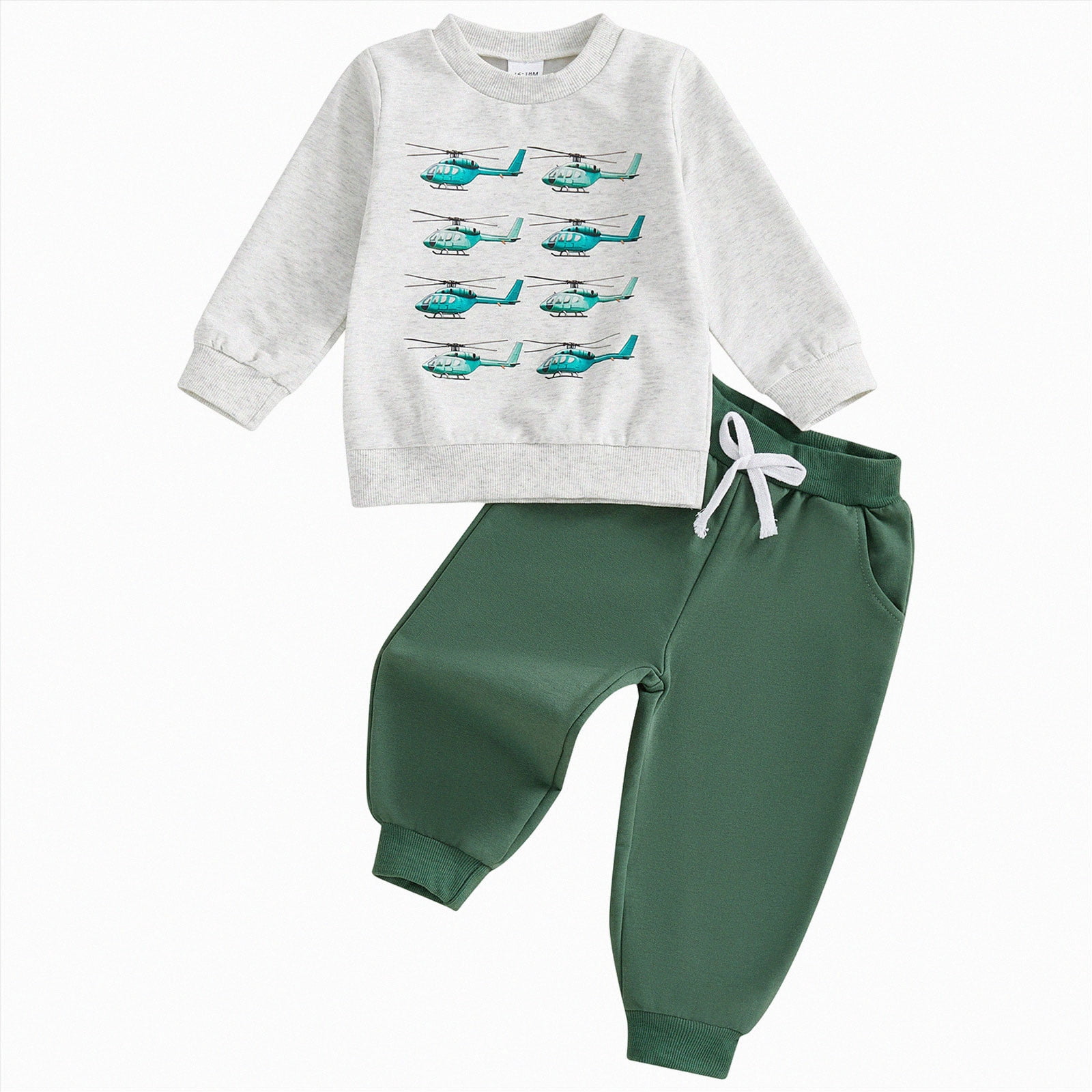 Ccpelsie Infant Baby Boy Fall Clothes Set Funny Letter Sweatshirt Pant ...