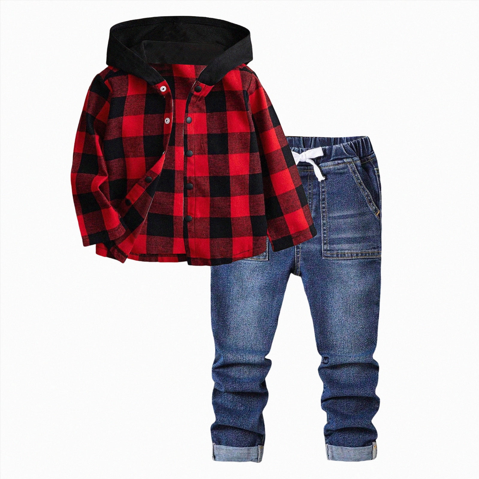 Ccpelsie Infant Baby Boy Fall Winter Clothes Outfits Hooded Long ...