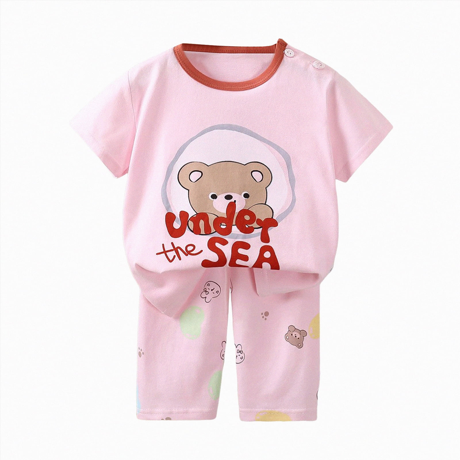 Ccpelsie Kids Boy Casual Clothing Set Letter Graphic Colorblock Tee ...